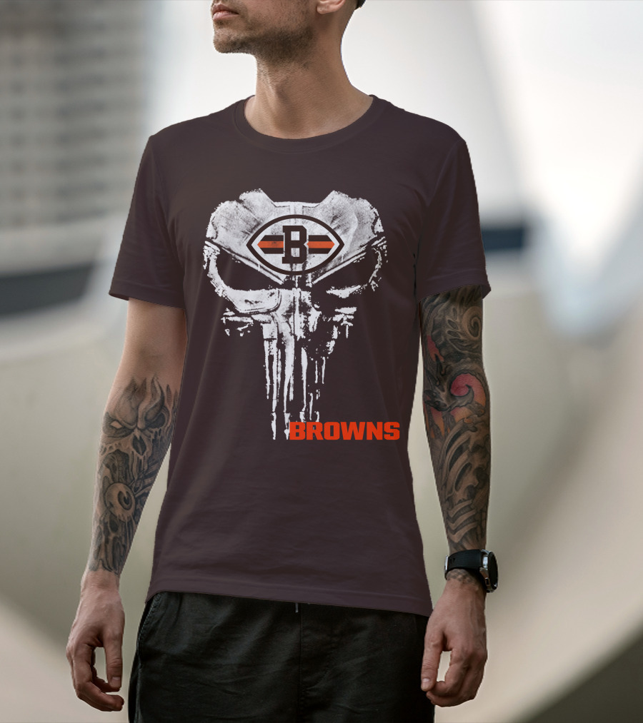 Browns Skull Logo B T-Shirt