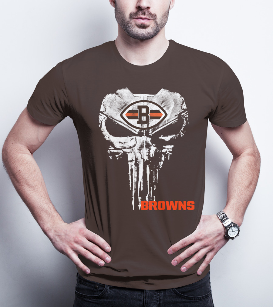 Browns Skull Logo B T-Shirt