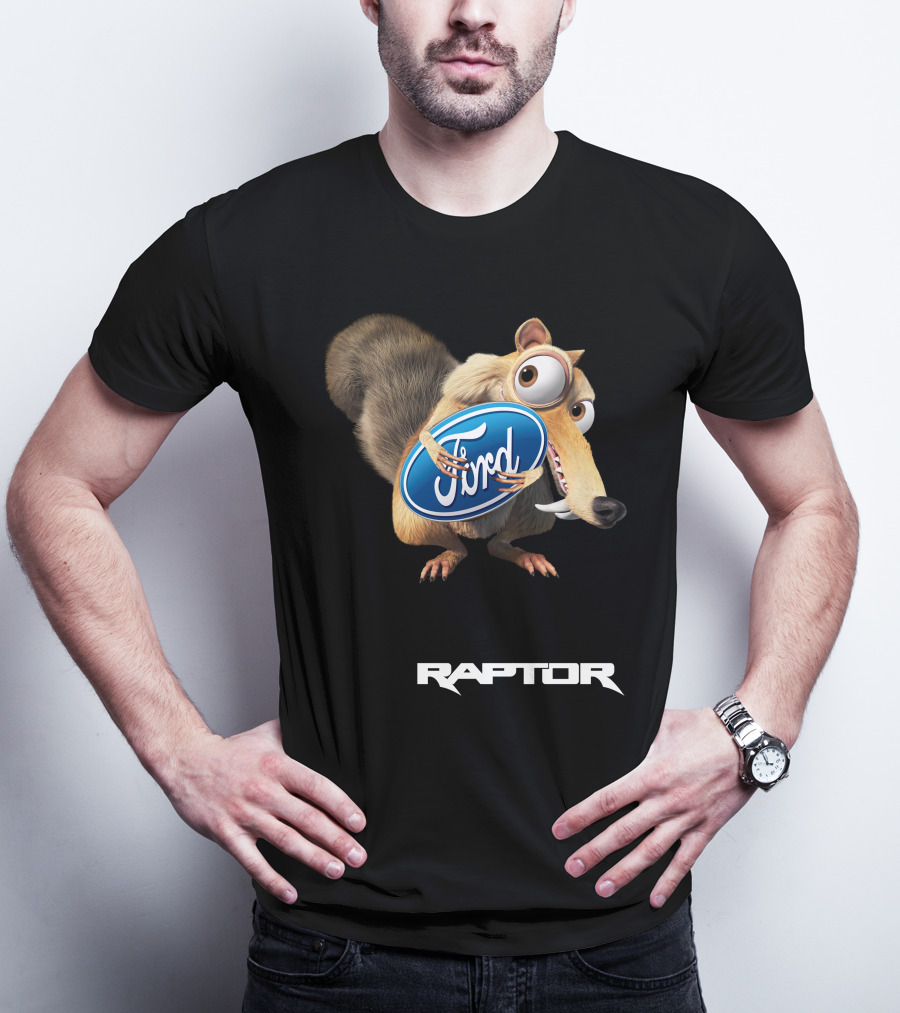 Ford Raptor 05 Scrat Holding T-Shirt