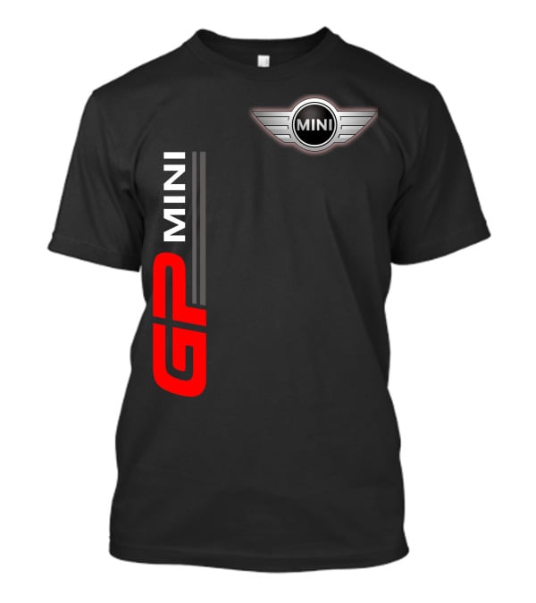 Mini Gp Wing Badge Red Vertical Line T-Shirt