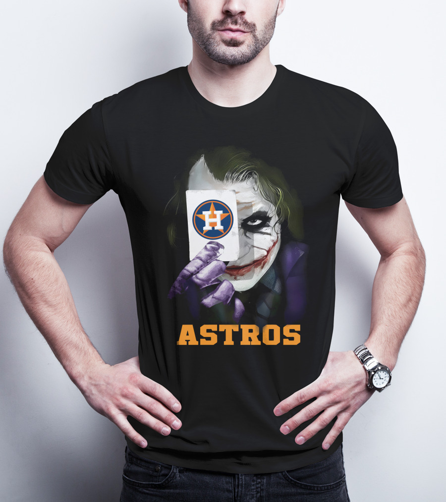 Astros Joker Houston Baseball Card T-Shirt