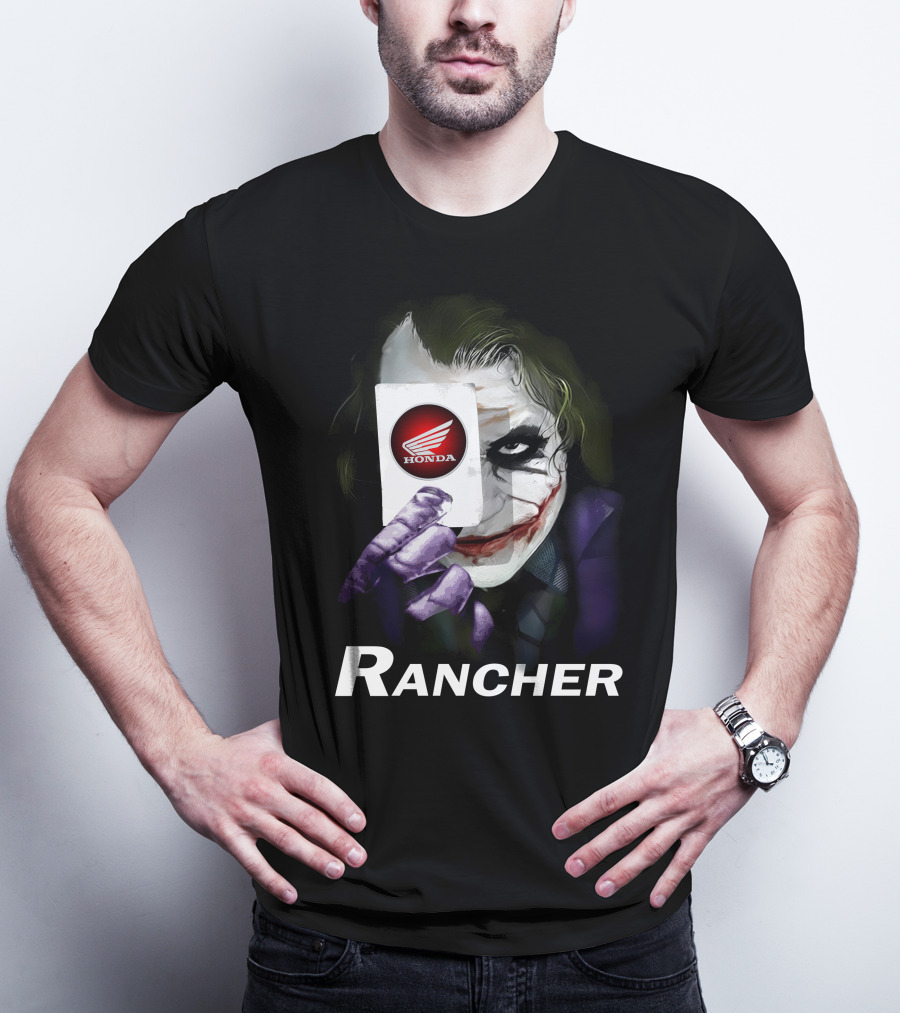 Rancher Honda Joker Playing Card T-Shirt