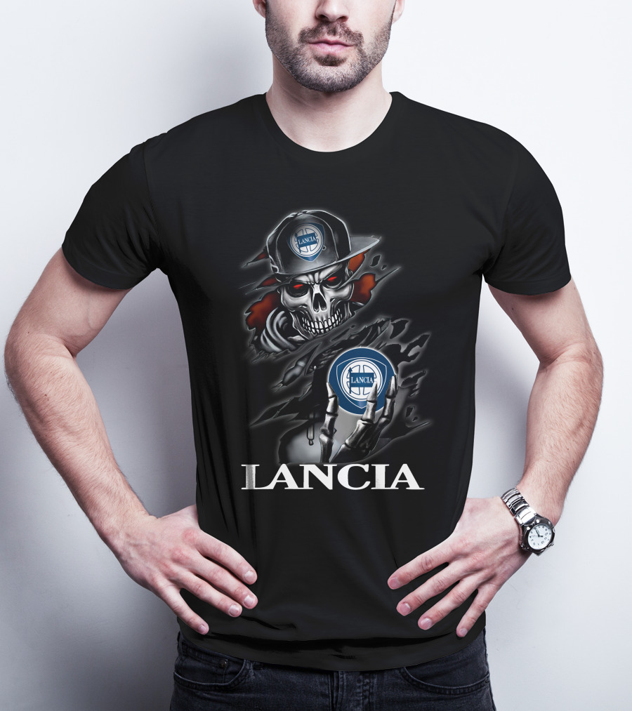 Lancia Skeleton Holding T-Shirt