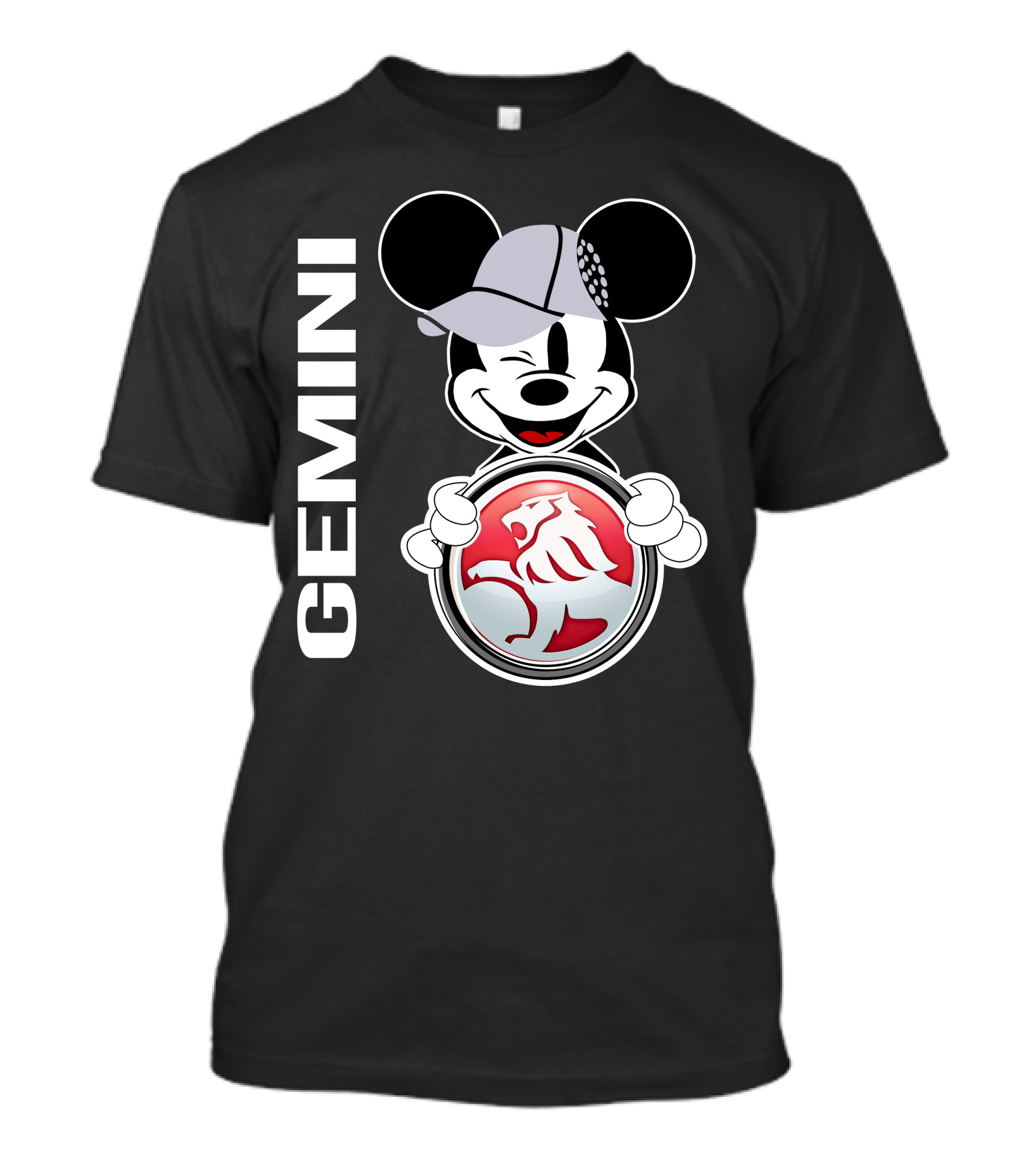 Gemini Mickey Holding Holden Lion T-Shirt