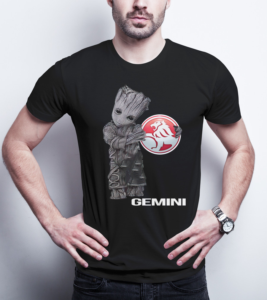 Gemini Holden Groot Character With Lion T-Shirt