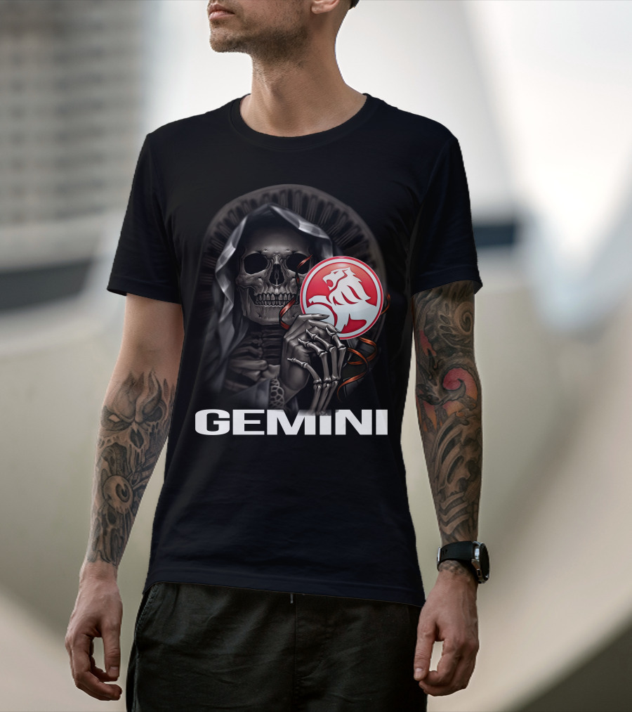 Gemini 18 Grim Reaper Holding Holden T-Shirt
