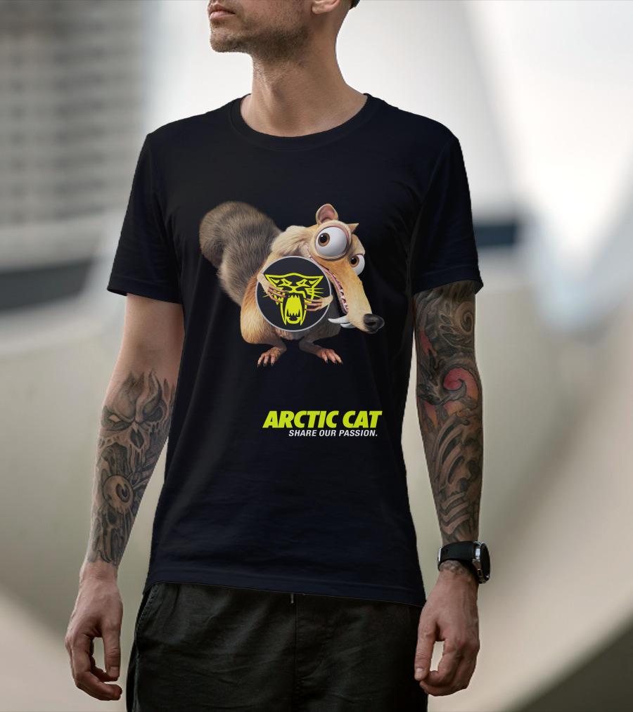 Arctic Cat Share Our Passion Ice Age Scrat T-Shirt