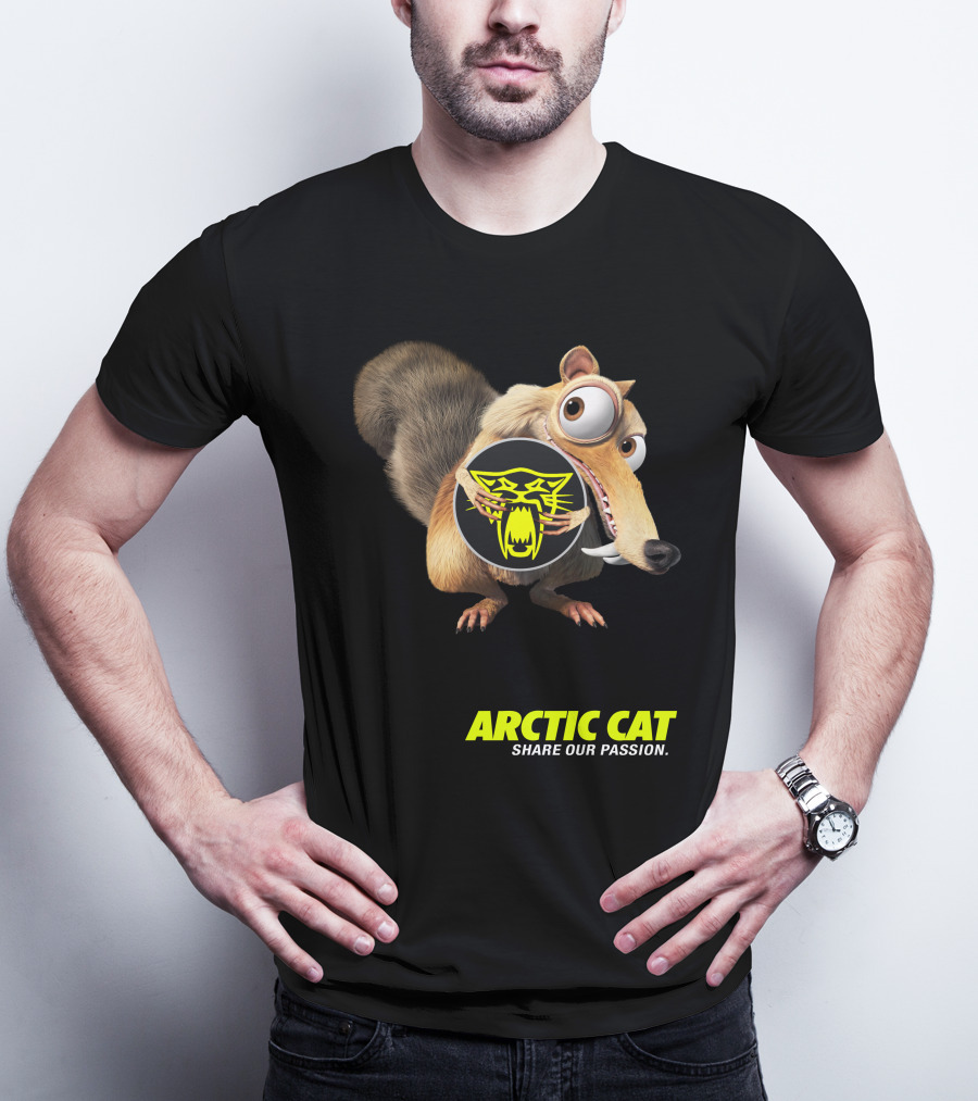 Arctic Cat Share Our Passion Ice Age Scrat T-Shirt