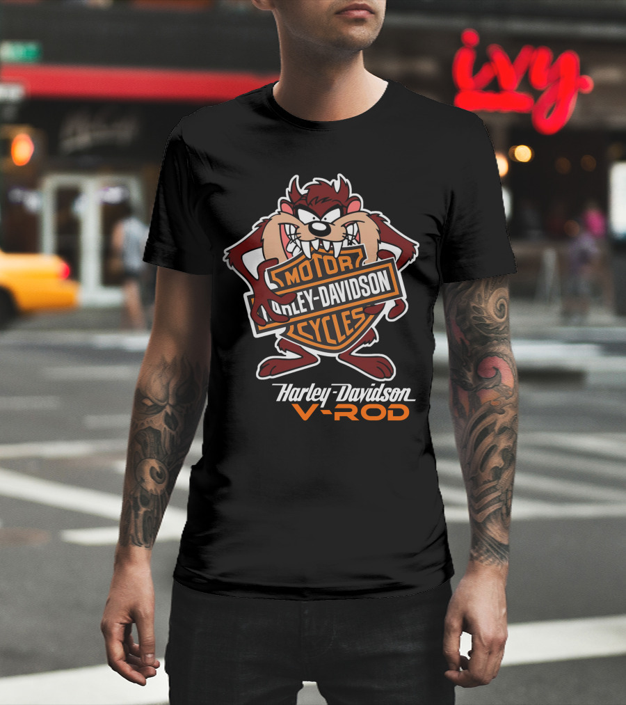 Harley Davidson V-Rod Taz Holding T-Shirt