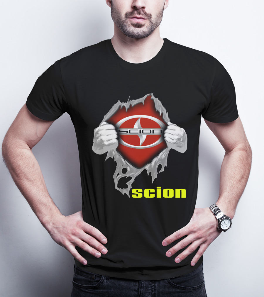Scion Logo Ripping Through T-Shirt