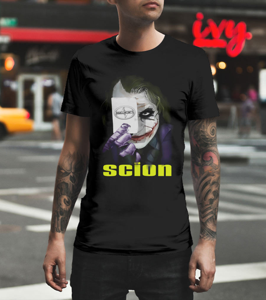 Scion Joker Card With Iconic Clown Face T-Shirt