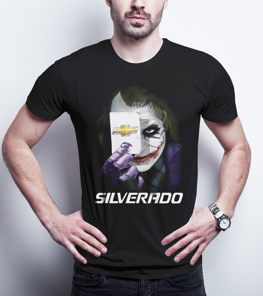 Chevy Silverado Joker Card Mashup T-Shirt