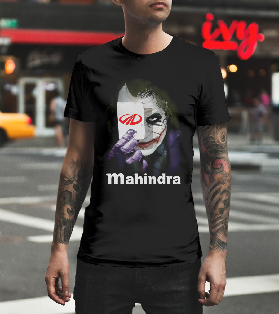 Mahindra Joker Card Iconic Face T-Shirt