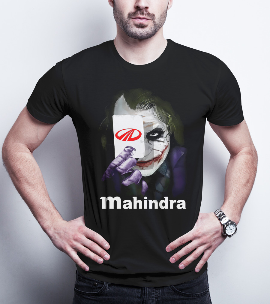 Mahindra Joker Card Iconic Face T-Shirt