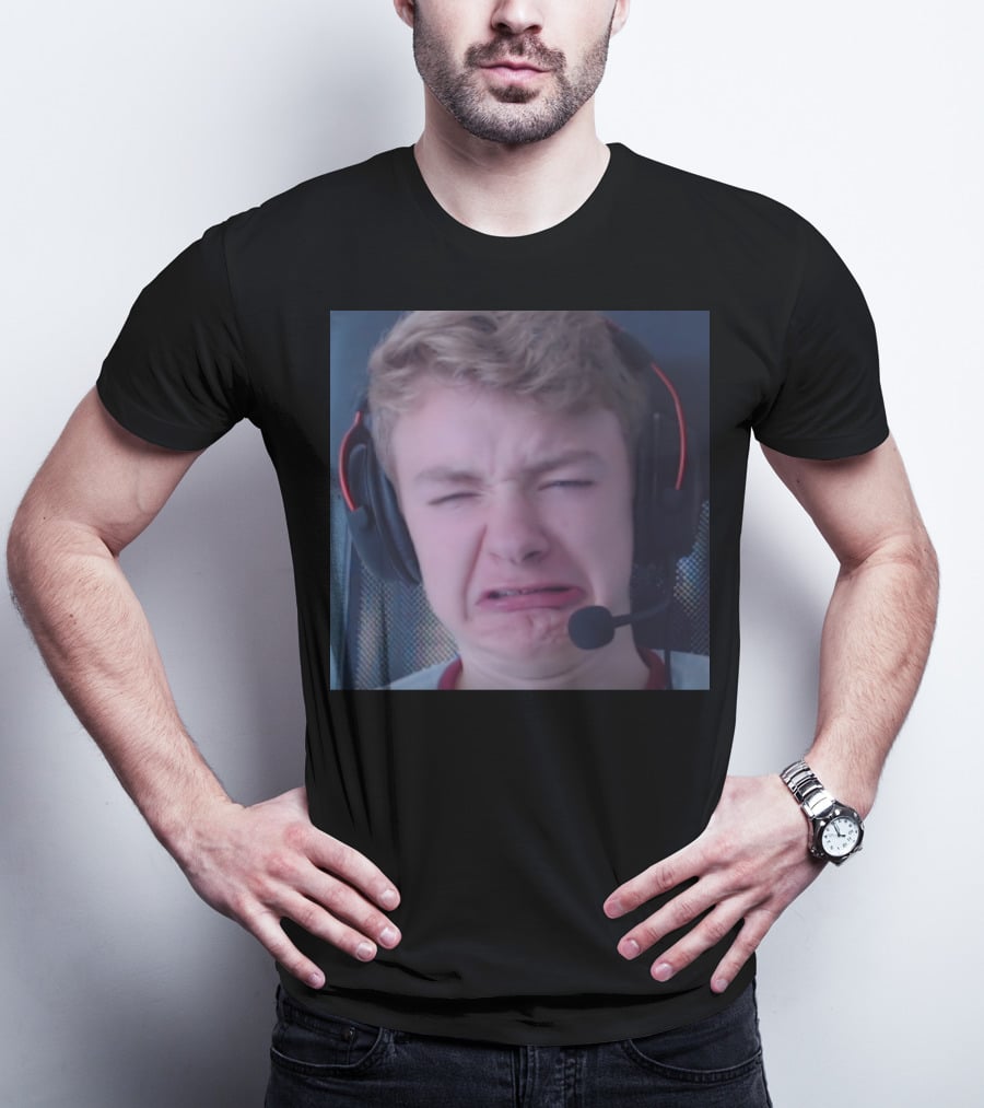 TommyInnit Meme Face Headset Expression Merch T-Shirt