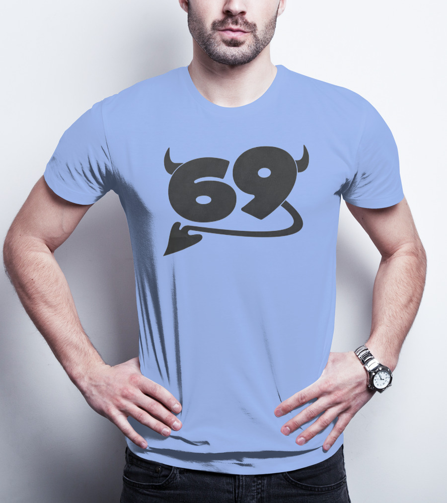 69 Devil Tail Horns King Princess Merch T-Shirt