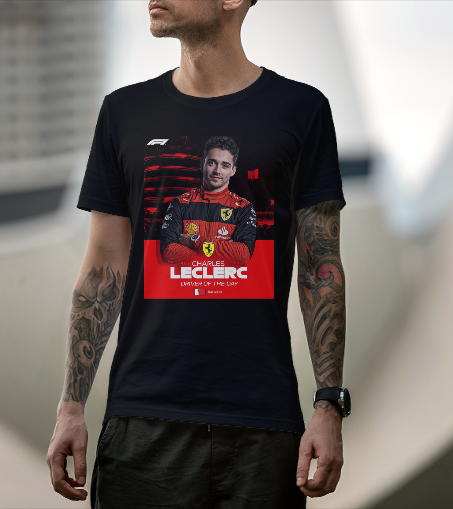 F1 Charles Leclerc Driver Of The Day Bahrain T-Shirt