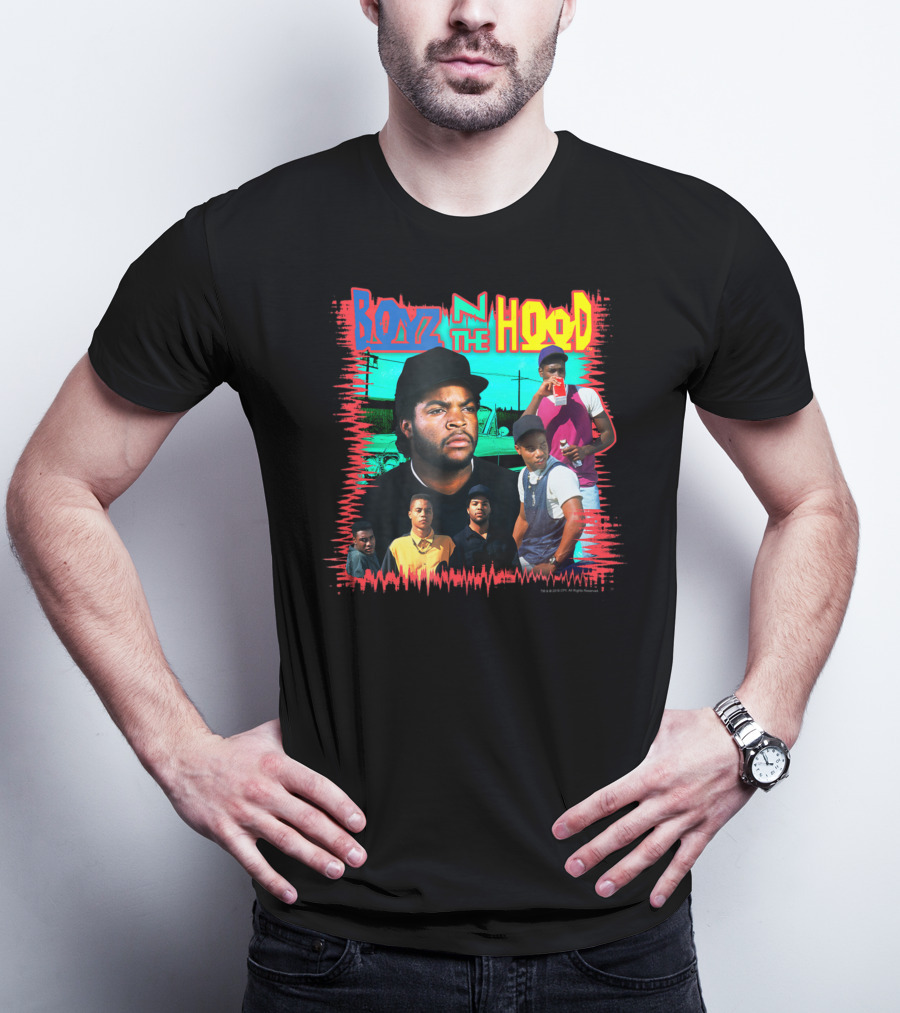 Boyz N The Hood Movie Characters And Scenes Compilation T-Shirt