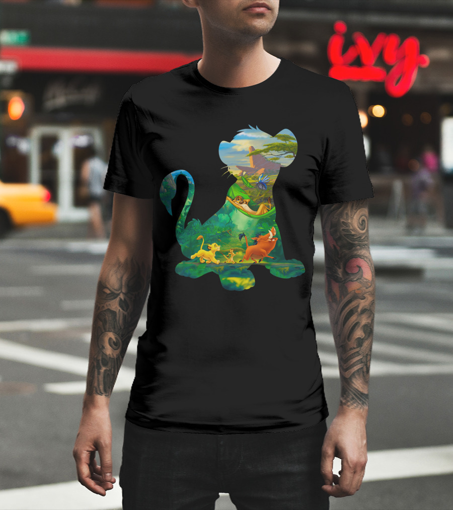 Disney Lion King Simba Pumbaa Timon Adventure T-Shirt