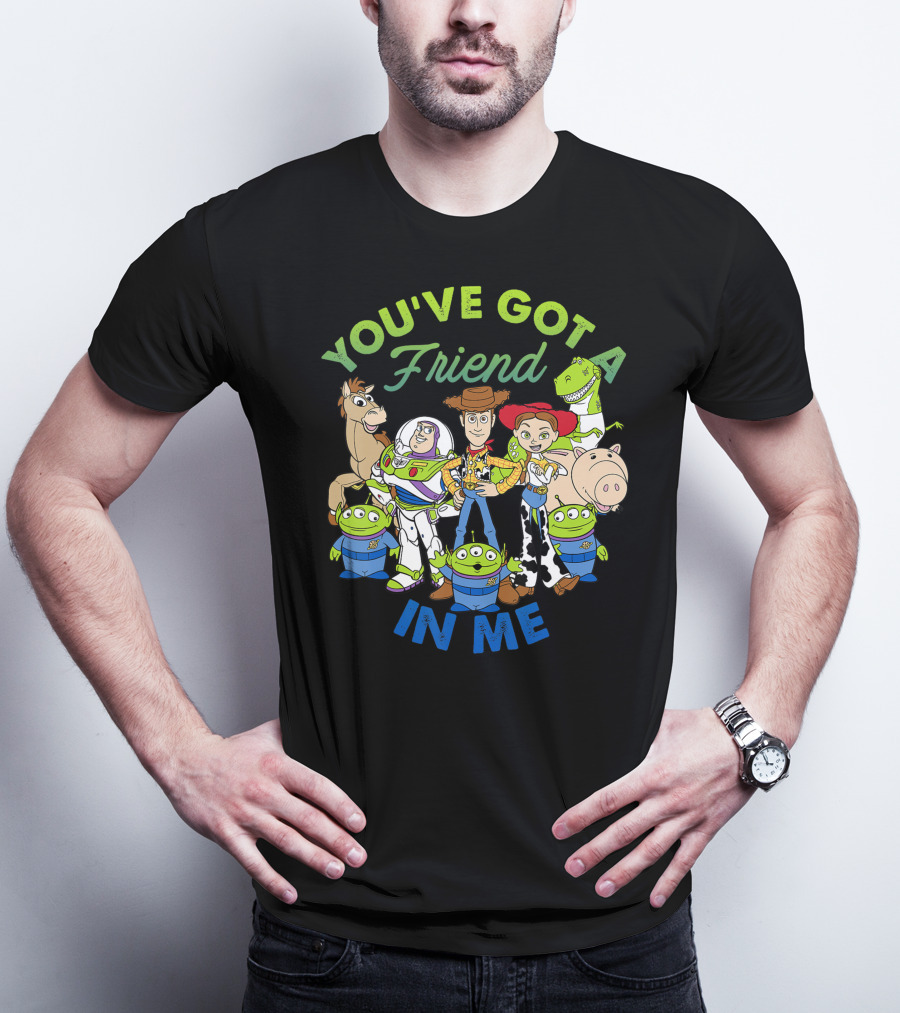 You've Got A Friend In Me Disney Pixar Toy Story Character Group T-Shirt