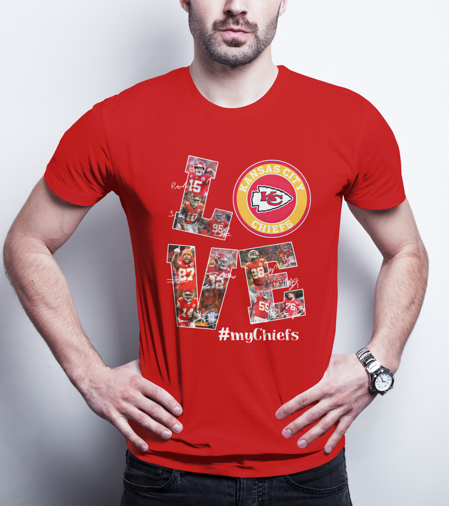 Kansas City Chiefs Love #Mychiefs T-Shirt