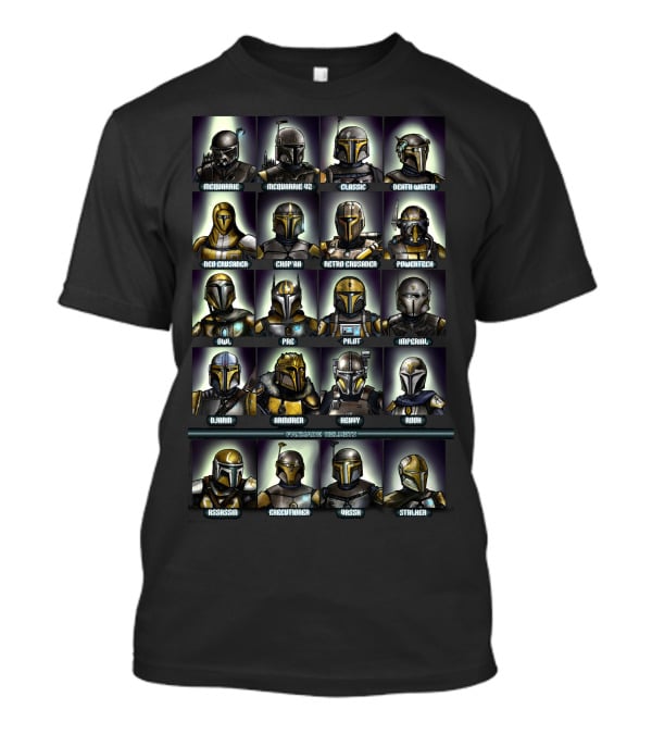 Today Only Featuring Mcquarrie Death Watch Boba Fett Crusader Pig Retro Executioner T-Shirt