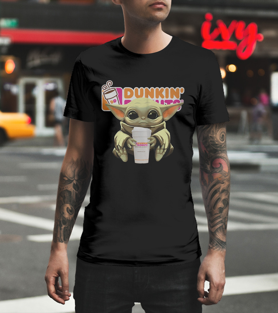 Only Today Dunkin Donuts Baby Alien Coffee T-Shirt