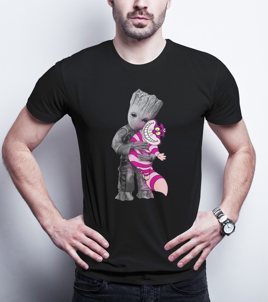 Groot Holding Cheshire Cat T-Shirt