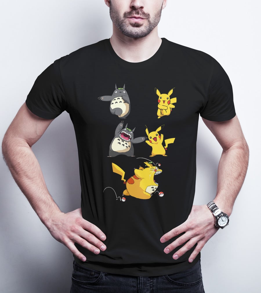 Pikachu Totoro Mashup T-Shirt