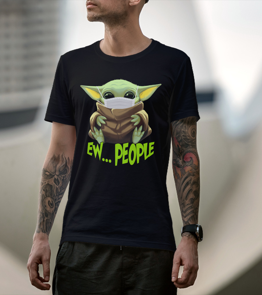 Ew People 36 Baby Alien Mask T-Shirt