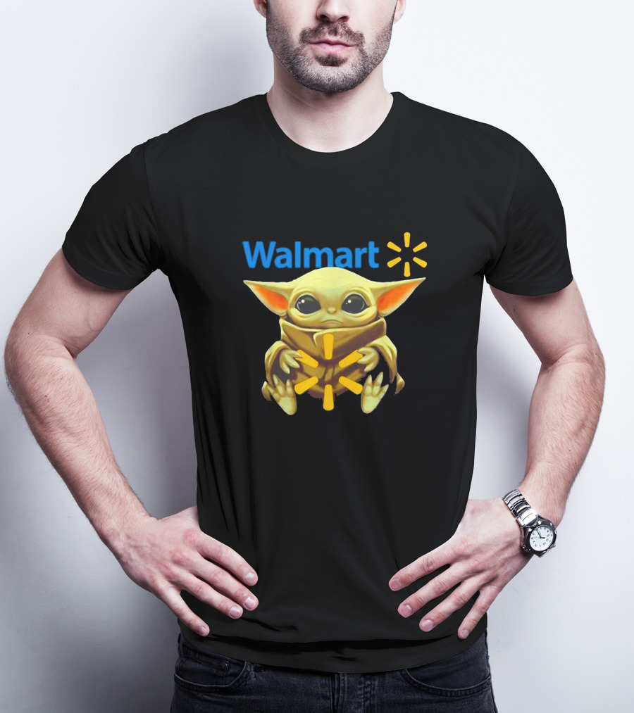 Walmart Baby Alien Character Holding T-Shirt