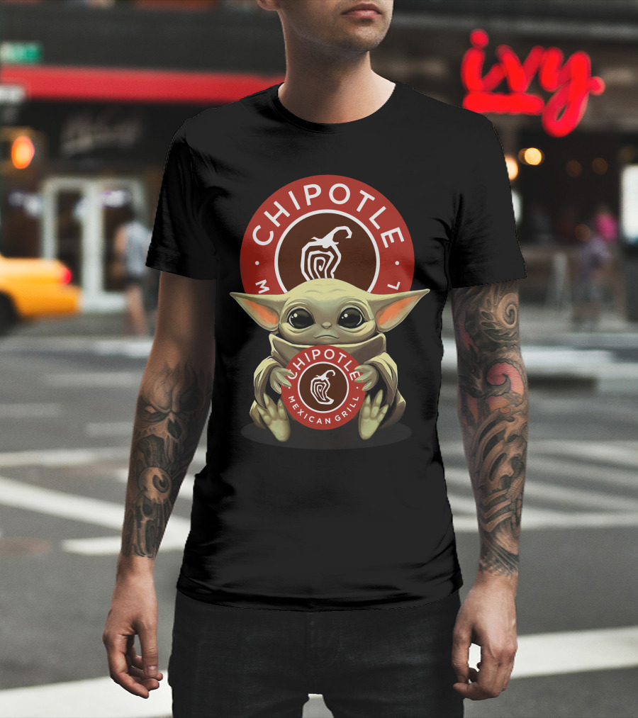 Chipotle Mexican Grill Baby Yoda T-Shirt