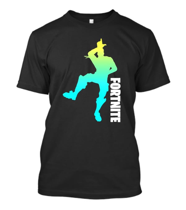 Fortnite Dance Silhouette Gradient Gaming T-Shirt