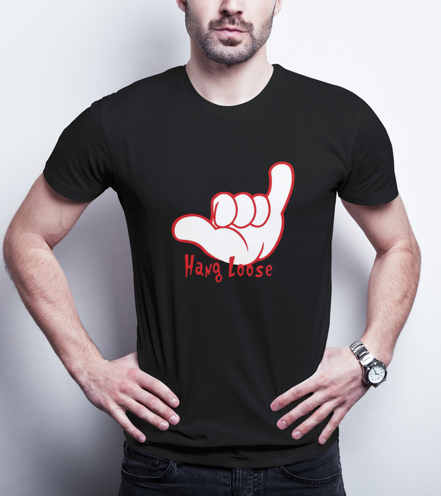 Hang Loose Shaka Hand Gesture Beach Vibes T-Shirt