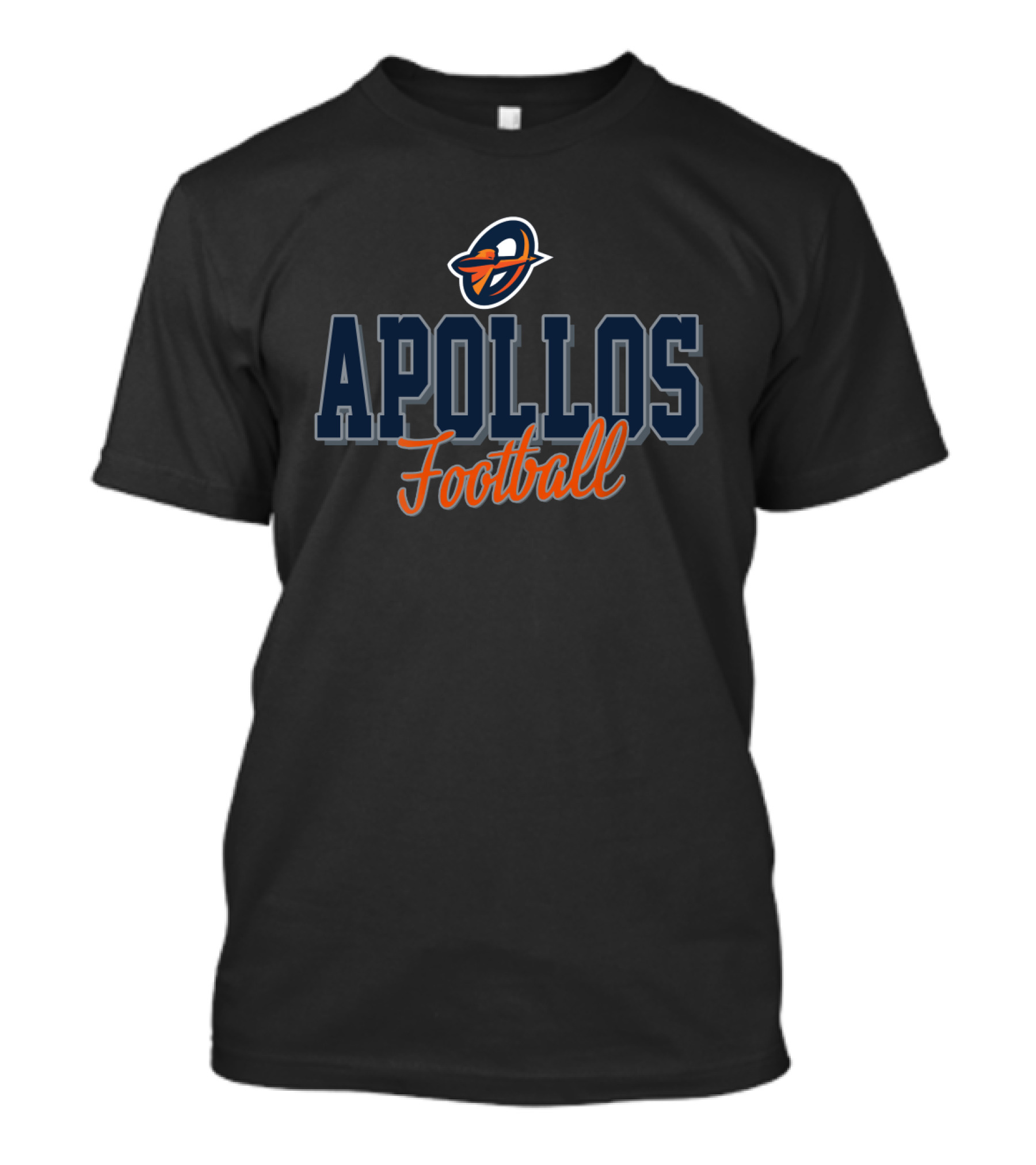 Apollos Football Orlando Logo With Iconic Emblem T-Shirt