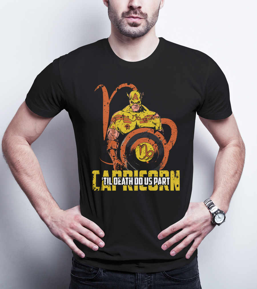 Capricorn Marvel 'Til Death Do Us Part Captain Zodiac Zombie T-Shirt
