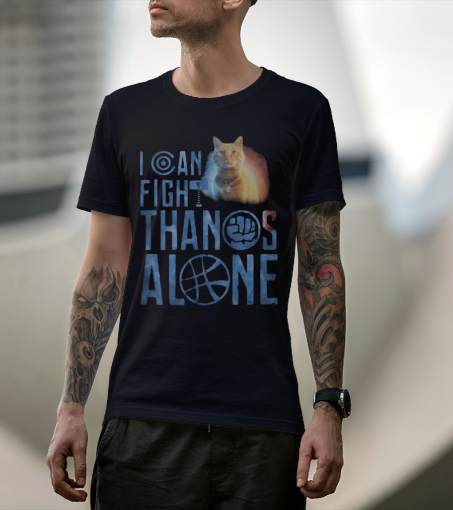 Cat Goose Empowered By Avengers To Defeat Thanos Independently T-Shirt