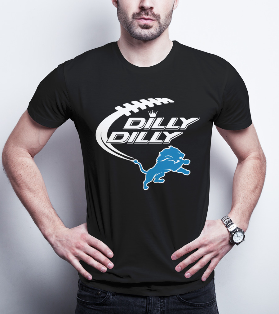Detroit Lions Dilly Dilly Bud Light Football Lions T-Shirt
