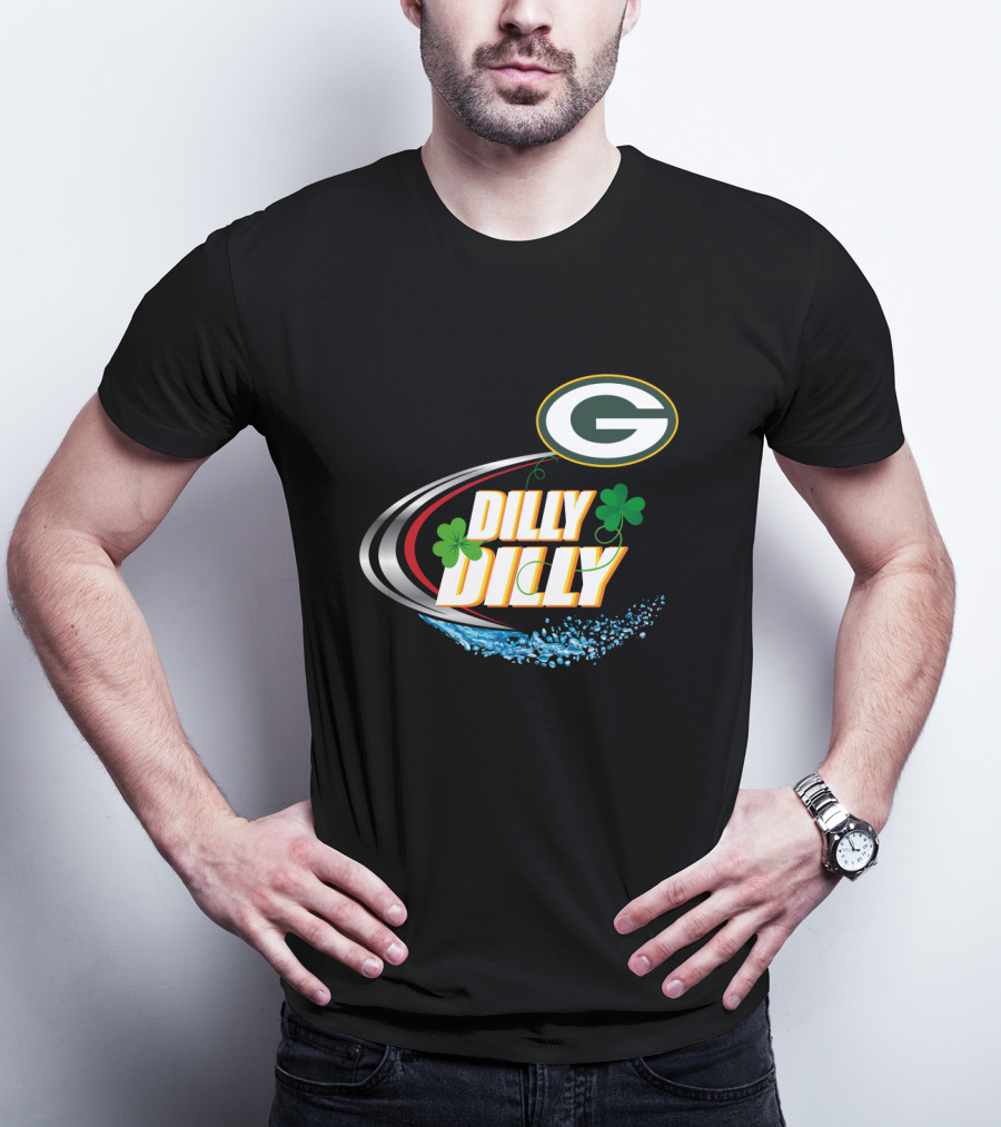 Green Bay Packers Dilly Dilly Clover Splash T-Shirt