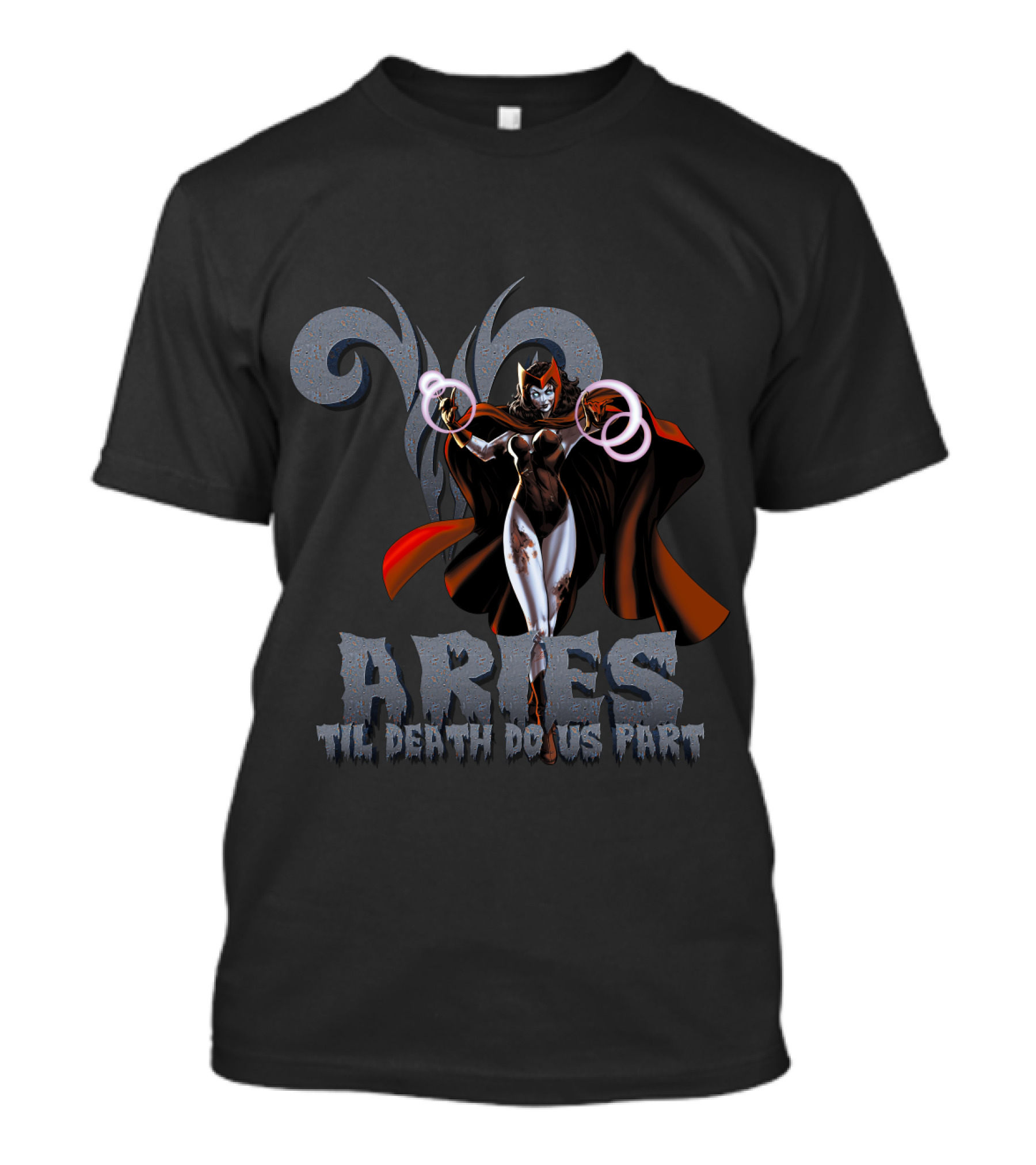 Scarlet Witch Aries Til Death Do Us Part Marvel Fans T-Shirt