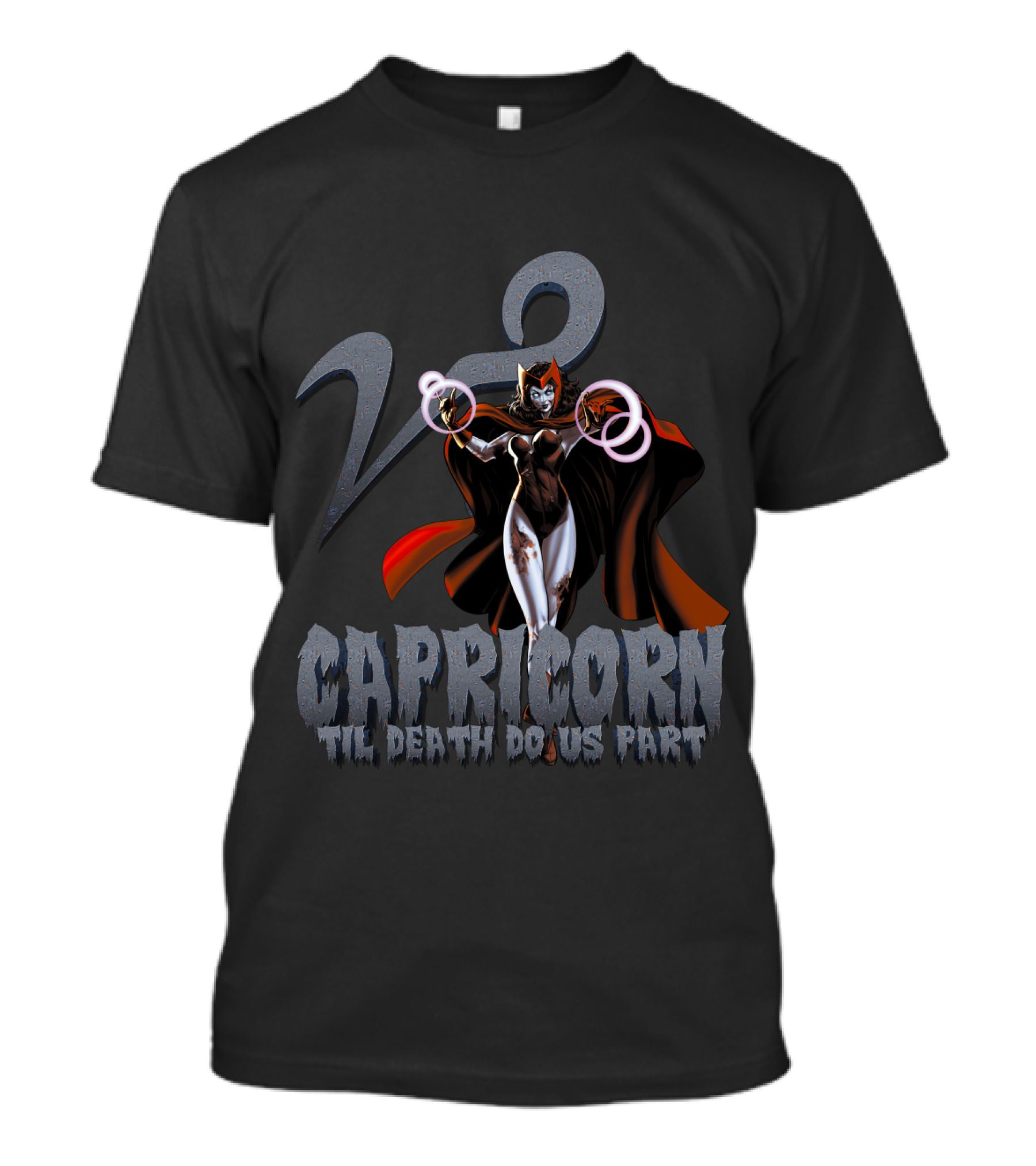 Capricorn Til Death Do Us Part Scarlet Witch Marvel Fans T-Shirt