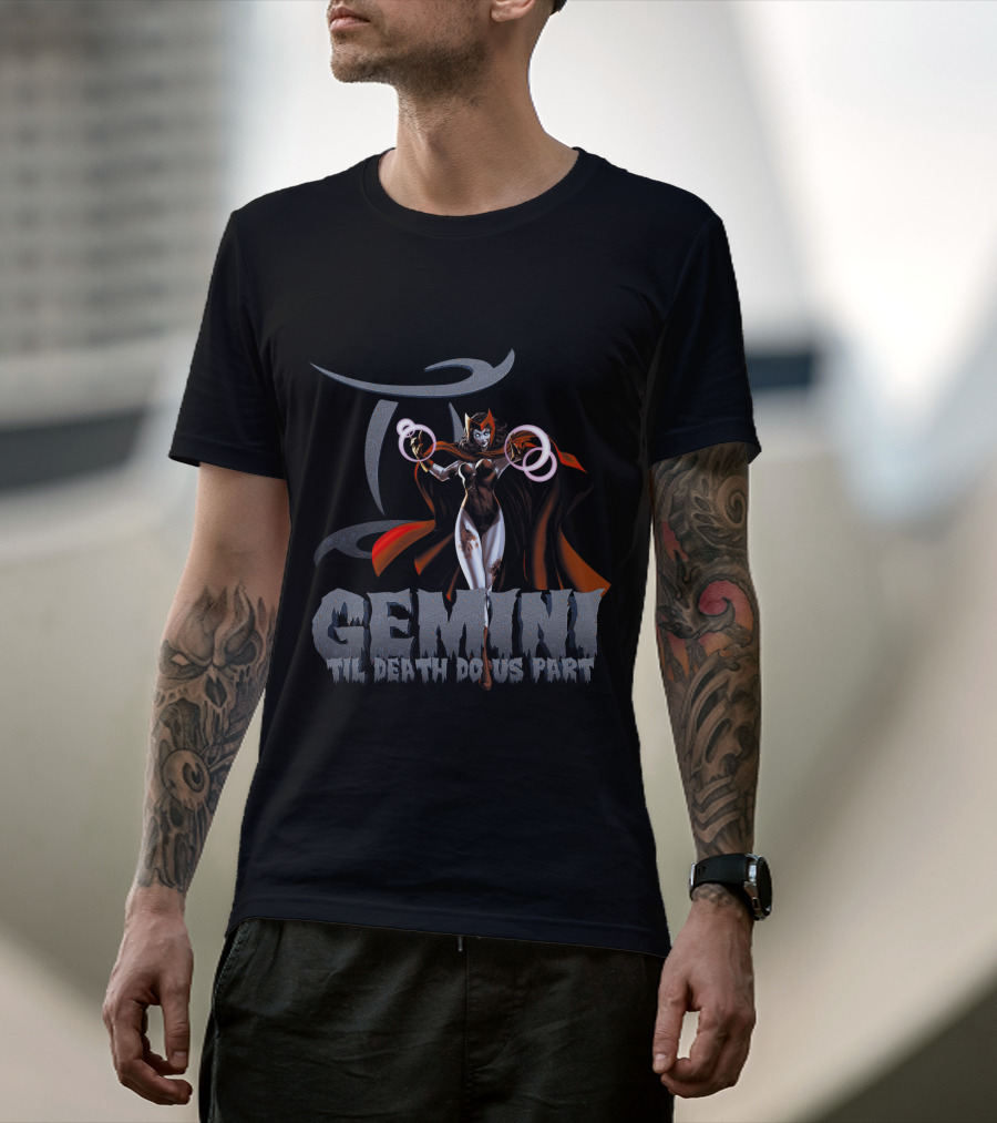 Scarlet Witch Gemini Til Death Do Us Part Marvel Fans T-Shirt