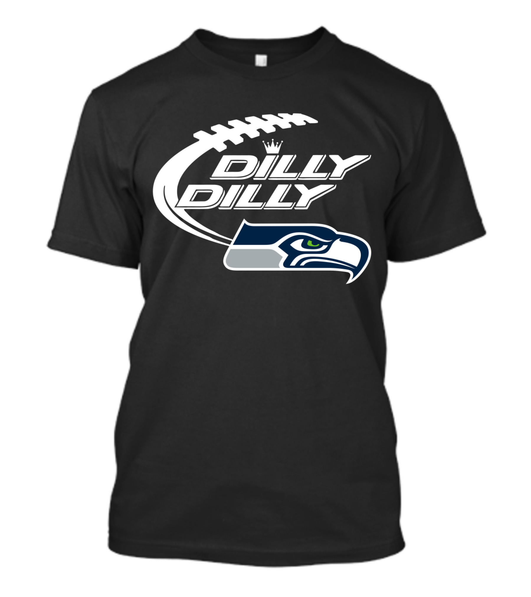 Dilly Dilly Seattle Seahawks Bud Light Football T-Shirt