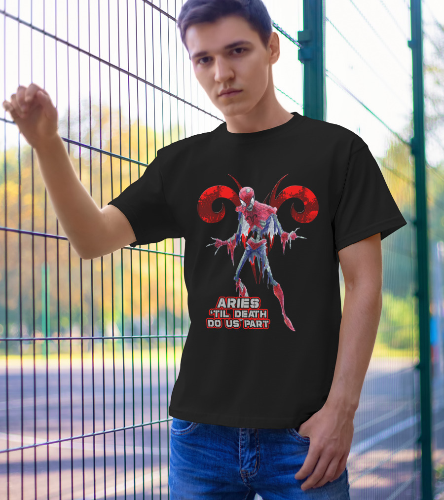 Spiders Aries 'Til Death Do Us Part Marvel Fans T-Shirt