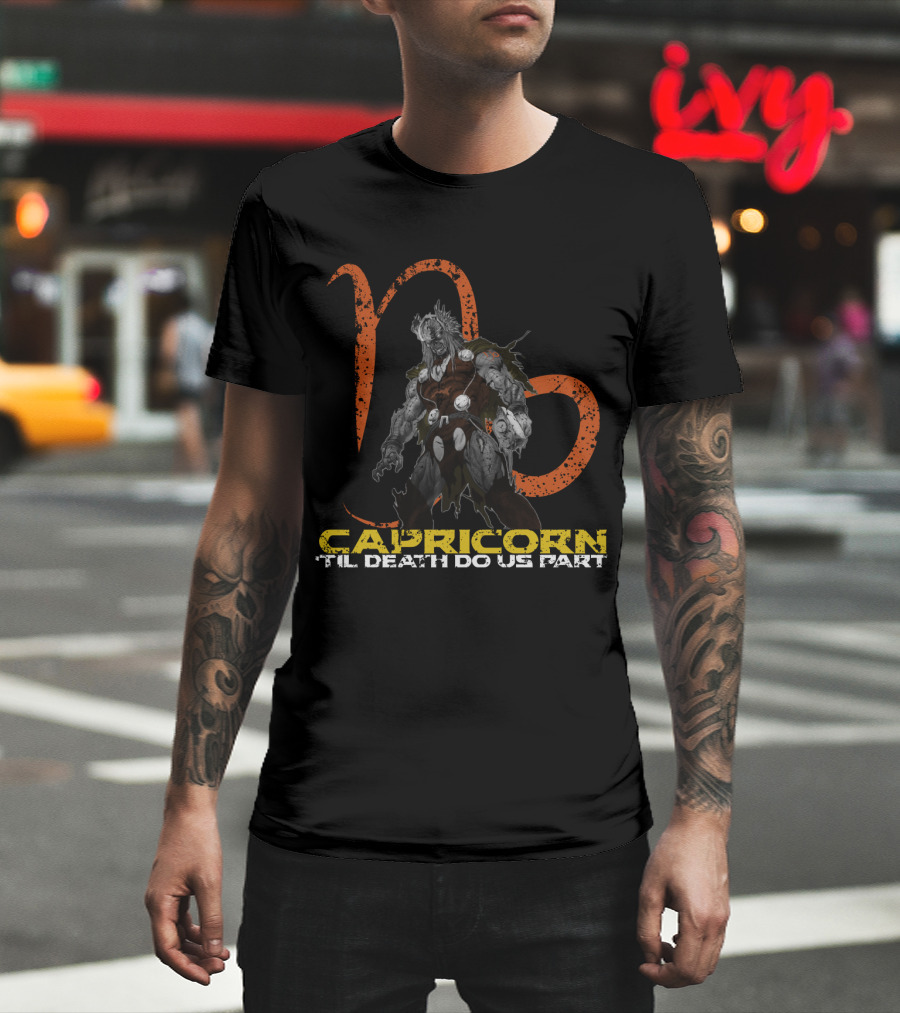 Marvel Zombie Thor Capricorn 'Til Death Do Us Part T-Shirt