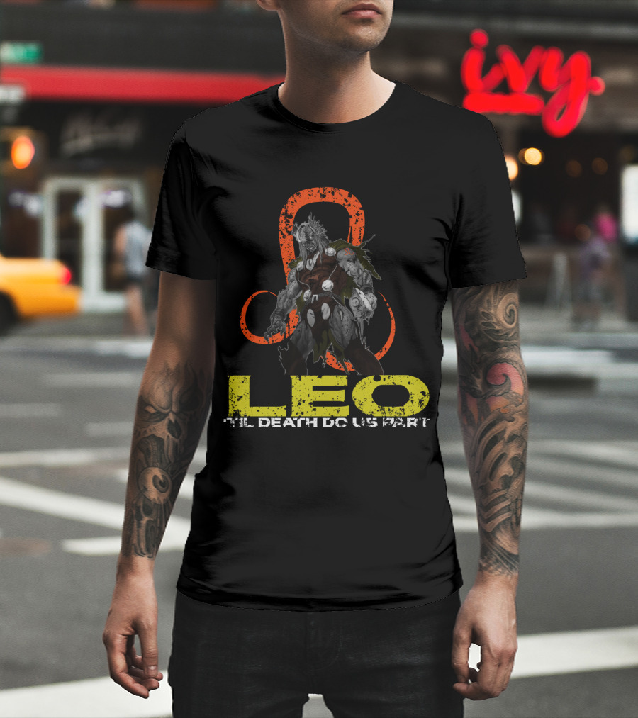 Leo 'Til Death Do Us Part Thor Zombie Marvel Fans T-Shirt