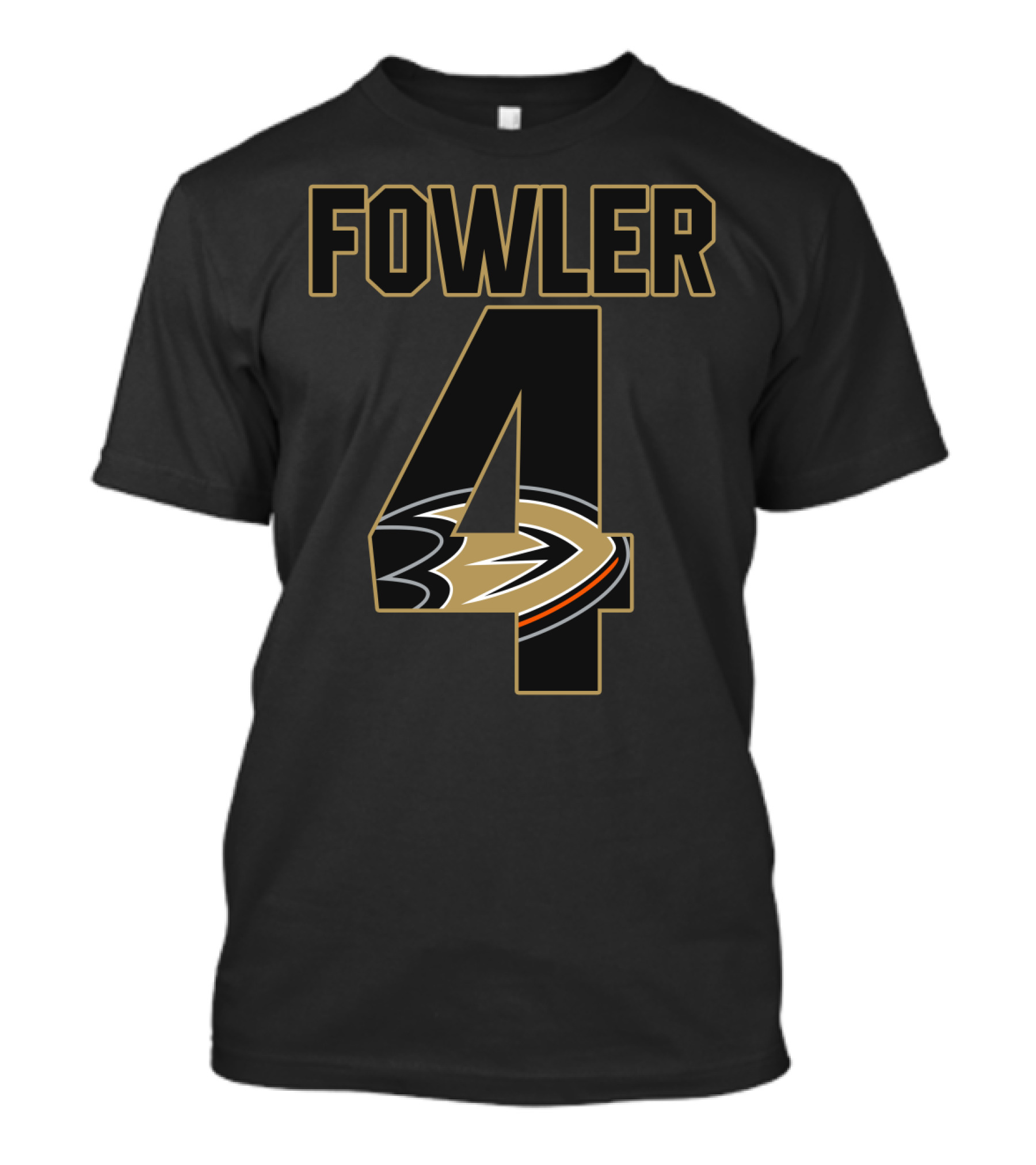 Anaheim Ducks Cam Fowler Number 4 NHL T-Shirt