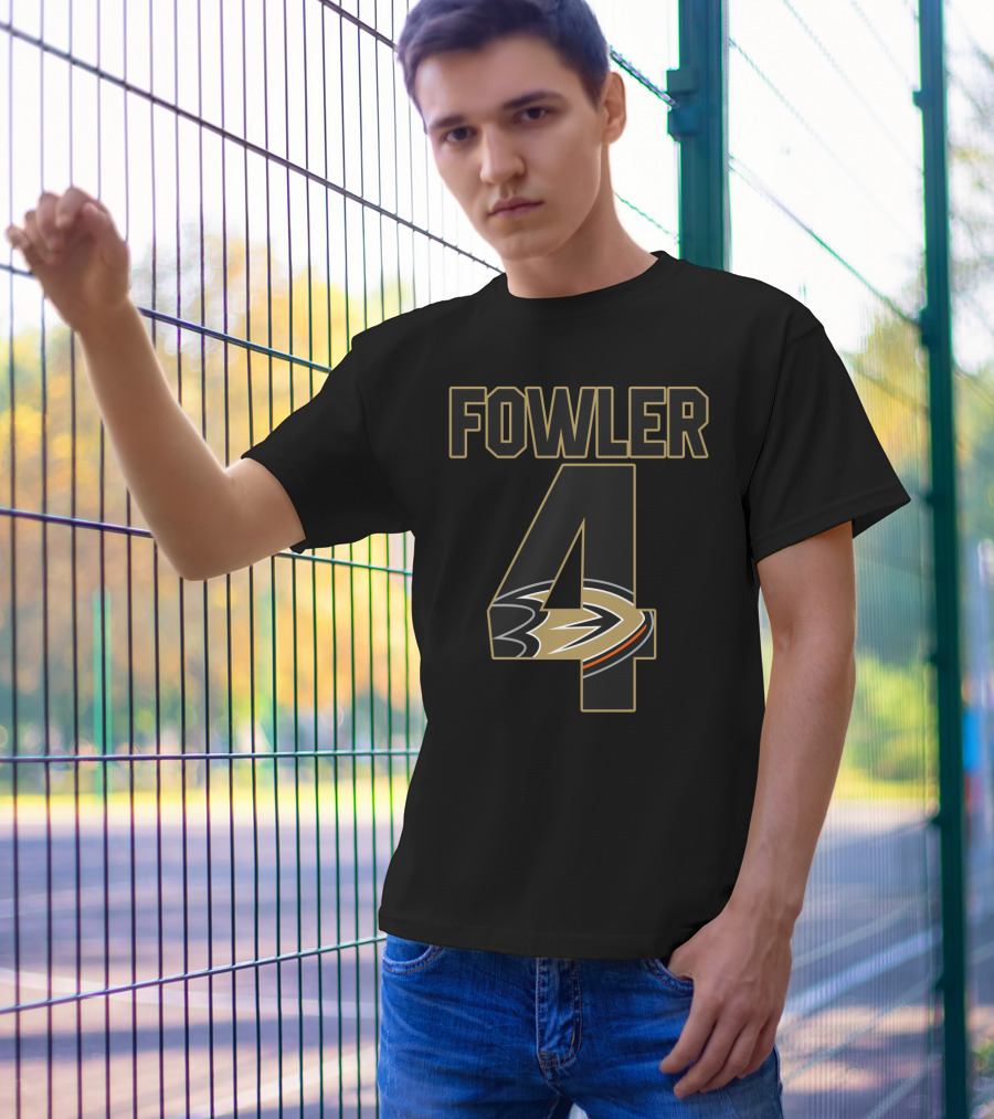 Anaheim Ducks Cam Fowler Number 4 NHL T-Shirt