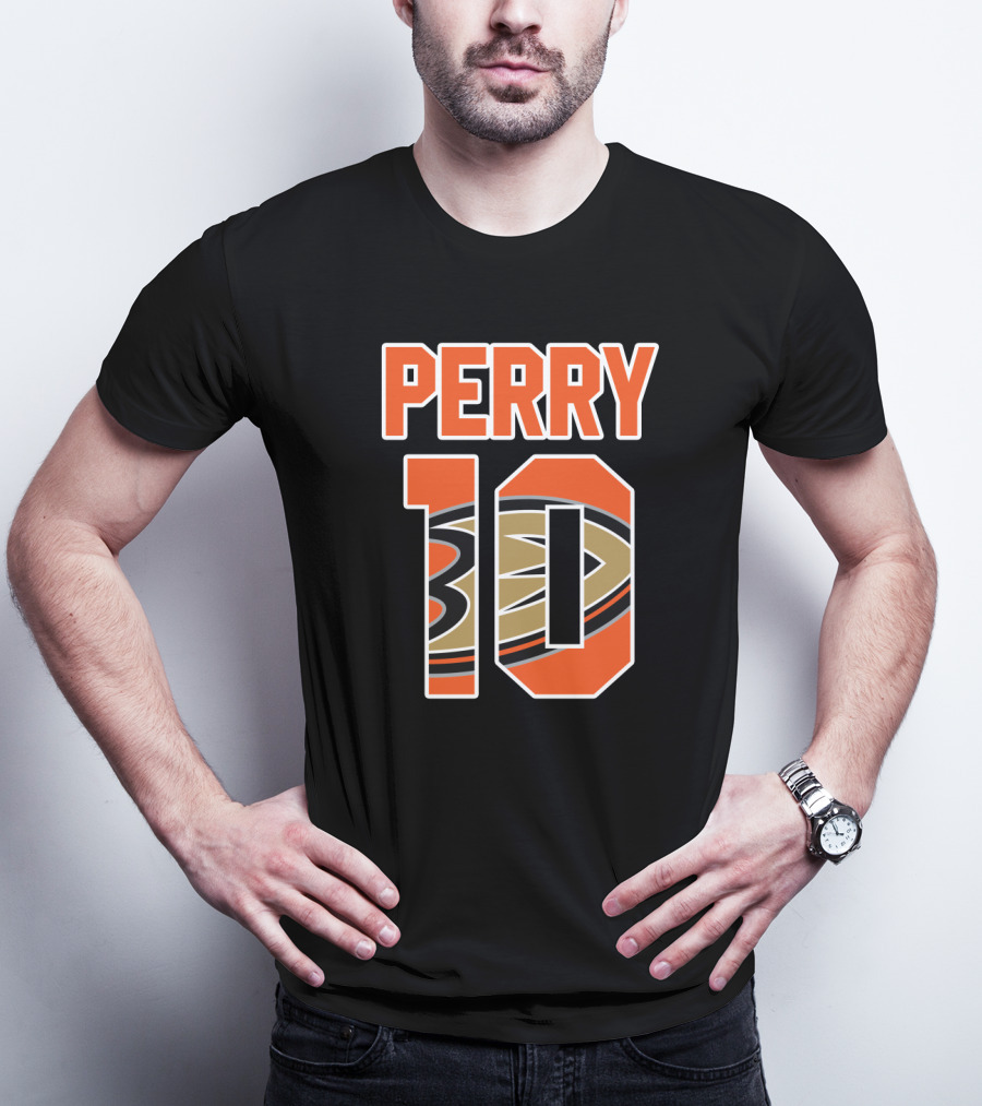 Perry 10 Anaheim Ducks NHL Hockey Jersey T-Shirt