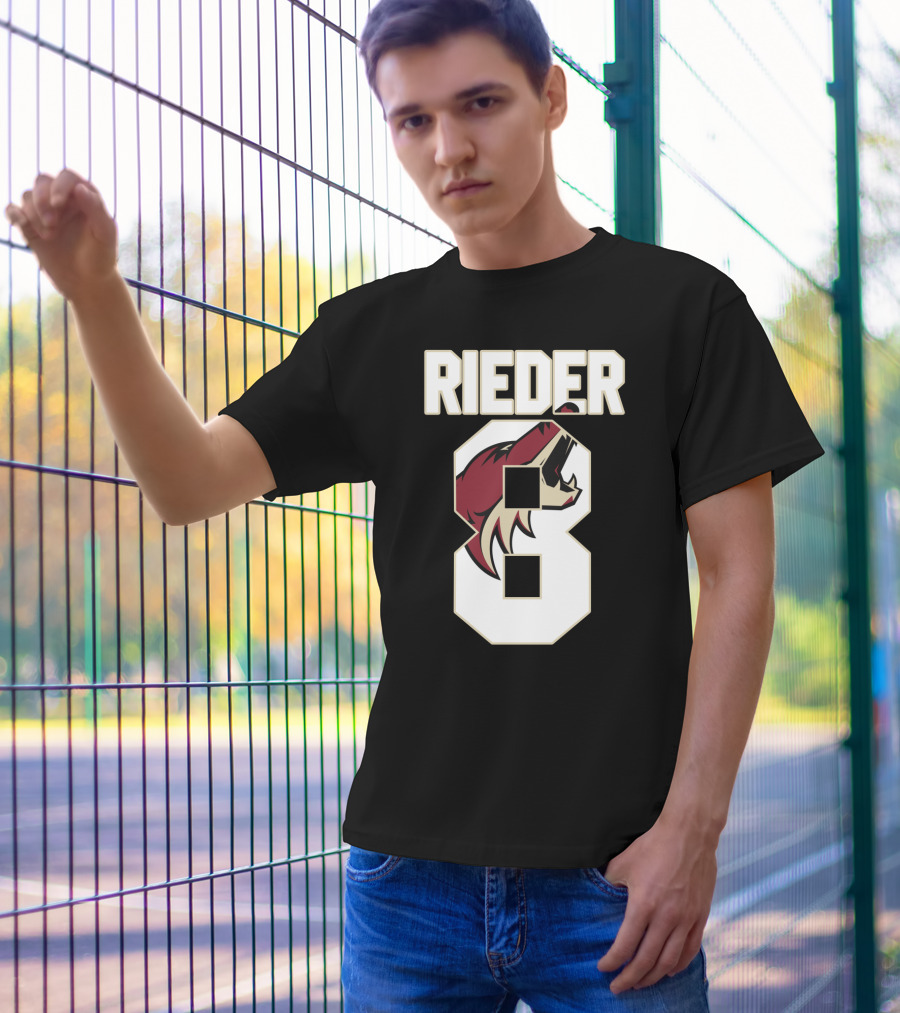 Arizona Coyotes Tobias Rieder Number 8 NHL Team T-Shirt